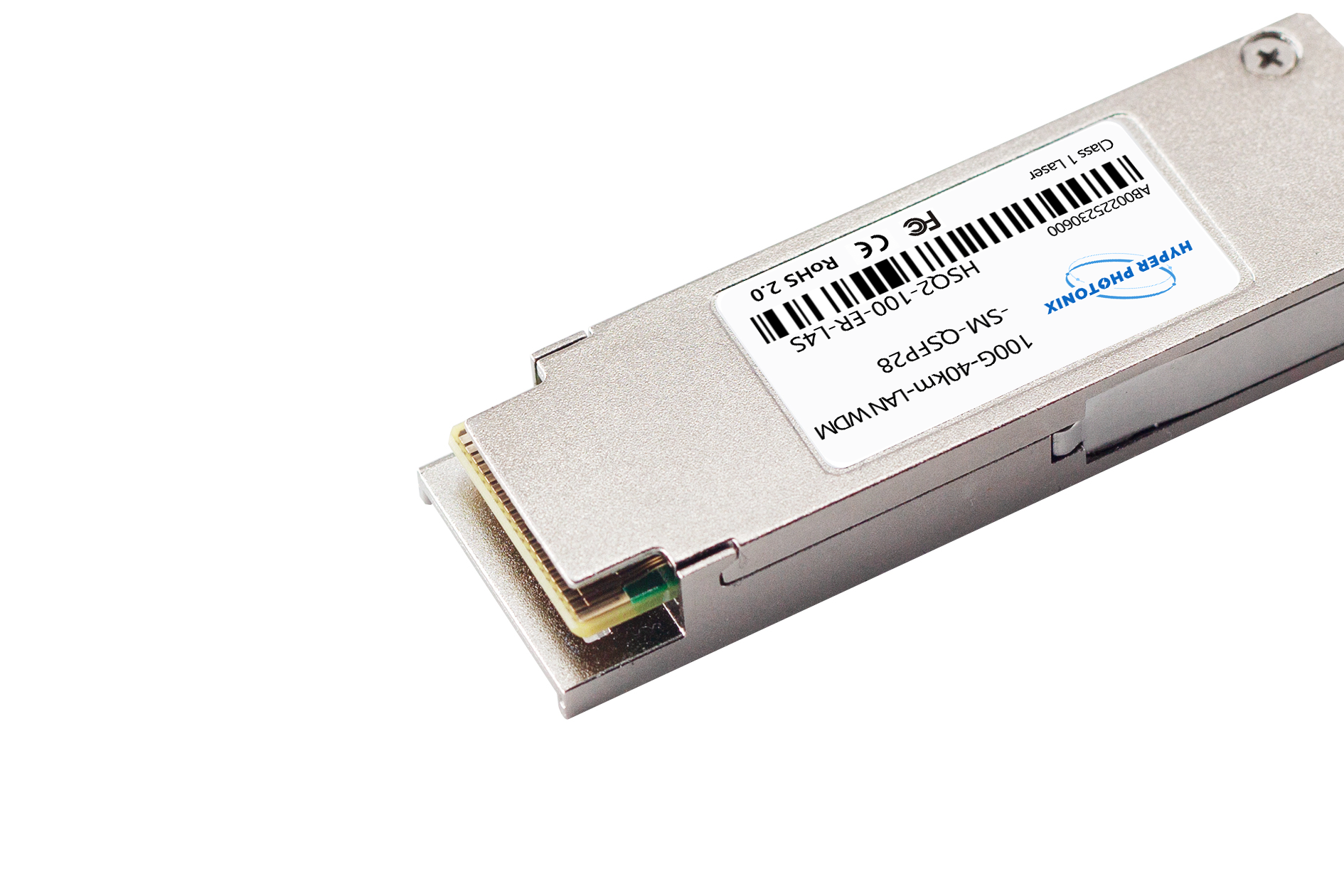 100GBASE-ER4 Lite QSFP28 1310nm 40km DOM LC SMF Optical Transceiver Module